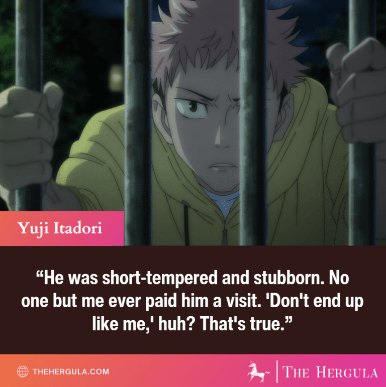The 18 Best Quotes of Jujutsu Kaisen: Episode 1 | The Hergula