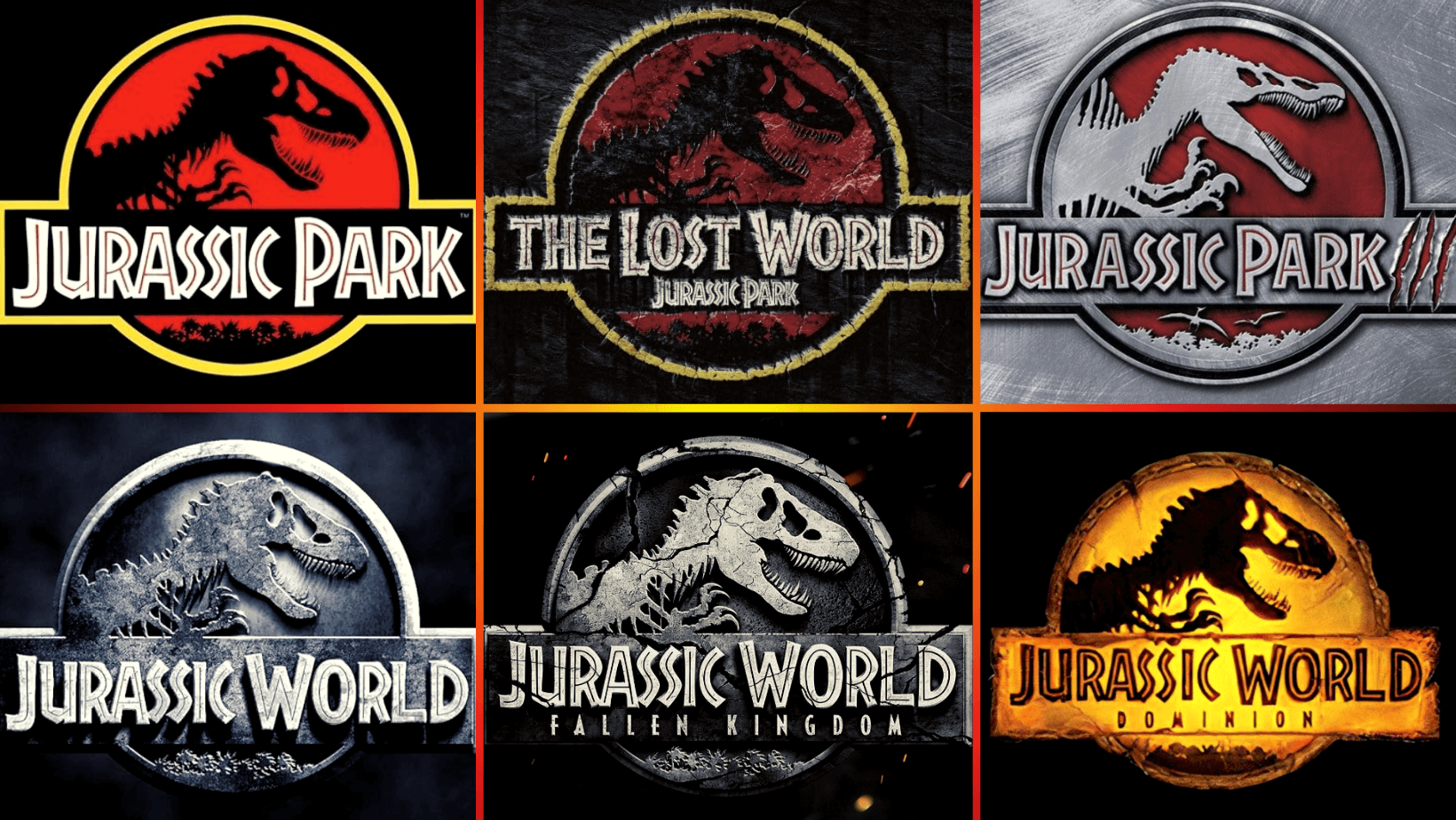 Every Jurassic Park & Jurassic World Logo Ranked | The Hergula