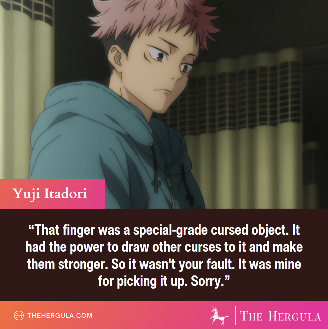 The 21 Best Quotes of Jujutsu Kaisen: Episode 2 | The Hergula