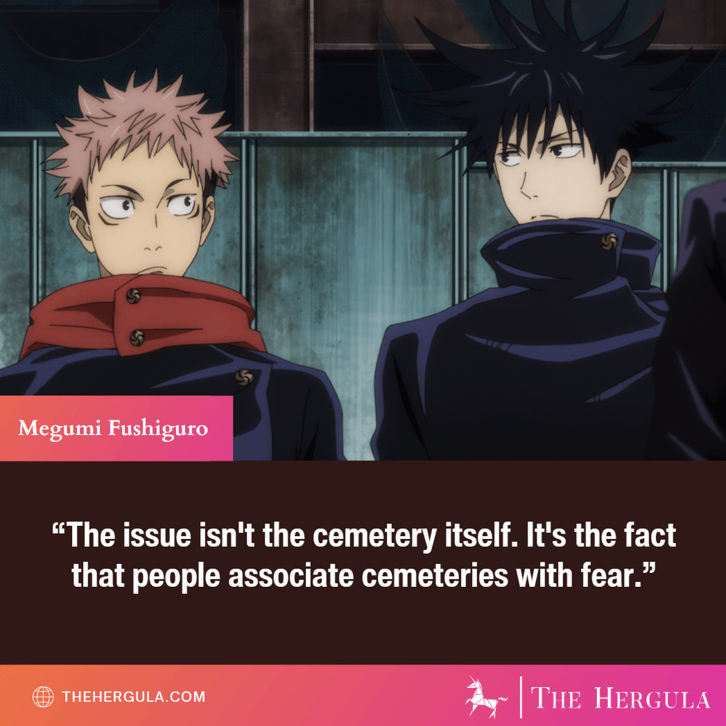 The 16 best Quotes of Jujutsu Kaisen: Episode 3 | The Hergula