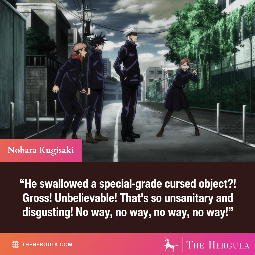 The 16 best Quotes of Jujutsu Kaisen: Episode 3 | The Hergula